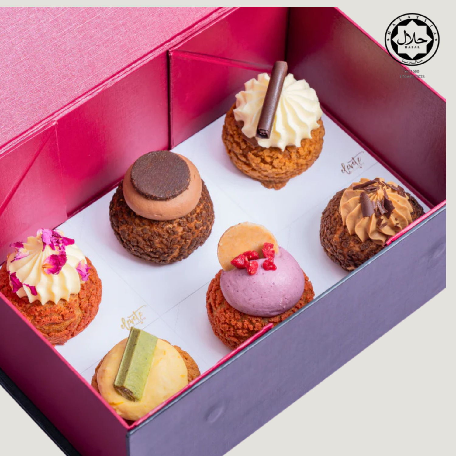 Assorted Choux Gift Box | Hua Bar Flower